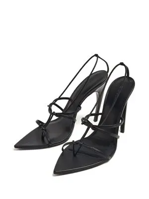 NENSI DOJAKA Pointed-toe Leather Sandals