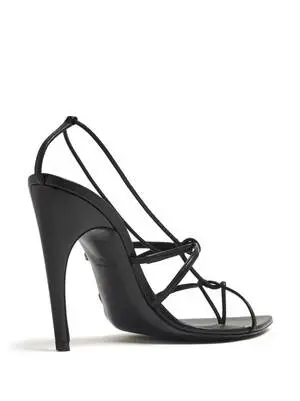NENSI DOJAKA Pointed-toe Leather Sandals