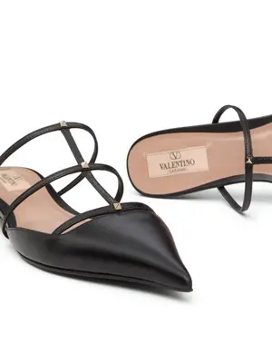 Valentino Garavani 20mm Rockstud Wispy Mules