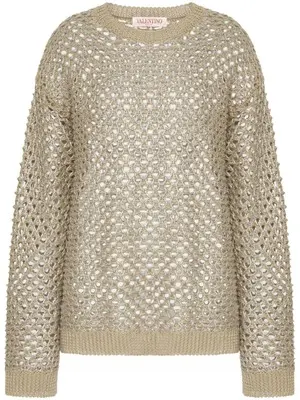 Valentino Garavani Sequined Knitwear For Women