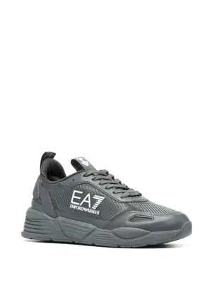 EA7 Logo-print Panelled Sneakers
