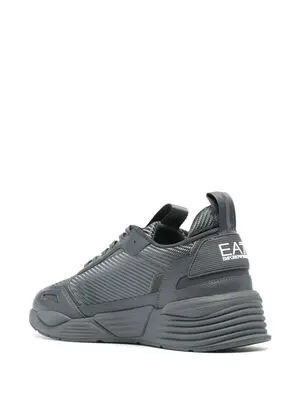 EA7 Logo-print Panelled Sneakers
