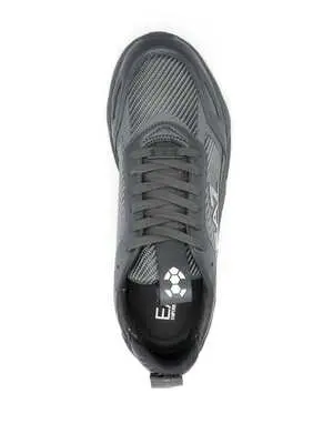 EA7 Logo-print Panelled Sneakers