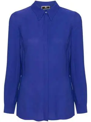 Elisabetta Franchi Chain-link Crepe Blouse