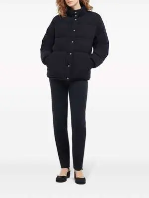 BARRIE Cashmere Puffer Jacket - Black