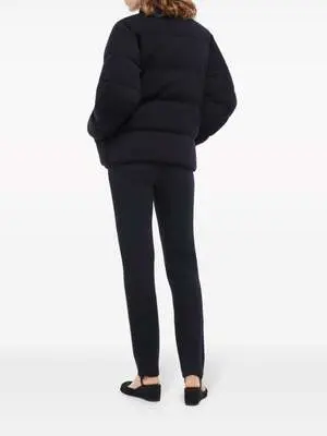 BARRIE Cashmere Puffer Jacket - Black