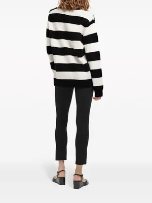 BARRIE X Sofia Coppola Cropped Knitted Leggings - Black