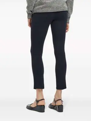 BARRIE X Sofia Coppola Cropped Knitted Leggings - Blue