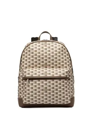 Bally Graphic-print Faux-leather Backpack - Neutrals