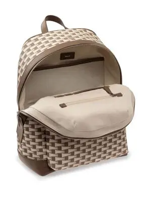 Bally Graphic-print Faux-leather Backpack