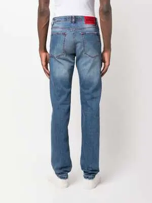 Kiton Mid-rise Straight-leg Jeans