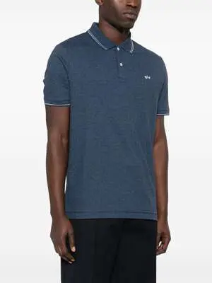 Paul & Shark Logo-patch Cotton Polo Shirt