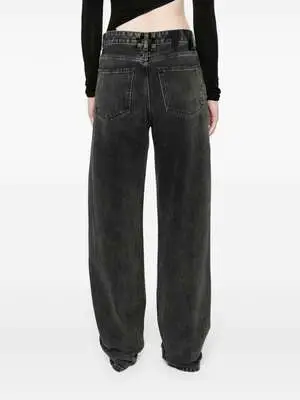 DARKPARK Karen Distressed Tapered Jeans - Grey