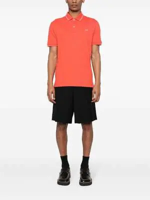 Paul & Shark Logo-patch Cotton Polo Shirt