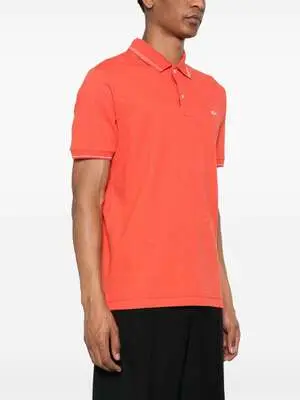 Paul & Shark Logo-patch Cotton Polo Shirt