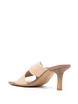 Senso Mila 80mm Leather Mules - Neutrals