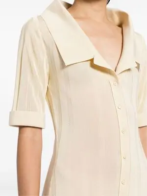 Jacquemus La Mini Robe Manta Dress - Yellow