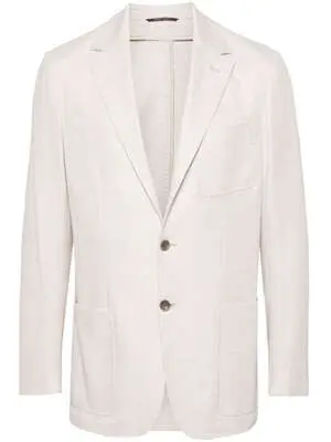 Canali Mélange-effect Blazer