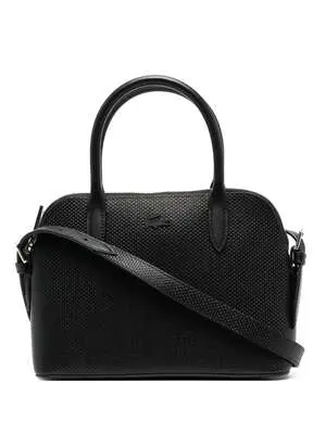 Lacoste Chantaco Piqué Leather Mini Tote Bag