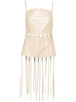 Nanushka Citta Faux-leather Top