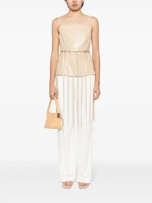 Nanushka Citta Faux-leather Top