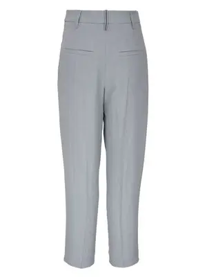 Brunello Cucinelli Monili Chain Embellished Tapered Trousers