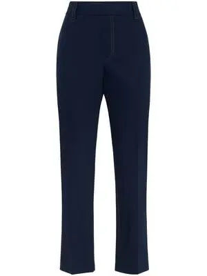 Brunello Cucinelli Monili Chain-embellished Straight Leg Trousers