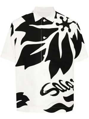 Sacai Floral-print Shirt