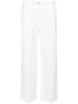 TOTEME Relaxed Chino Trousers - White
