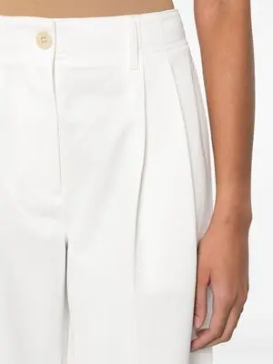 TOTEME Relaxed Chino Trousers - White