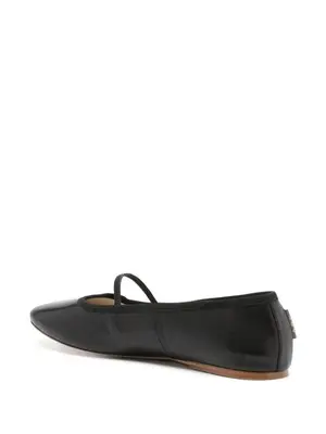 A.p.c. Round-toe Ballerina Shoes - Black