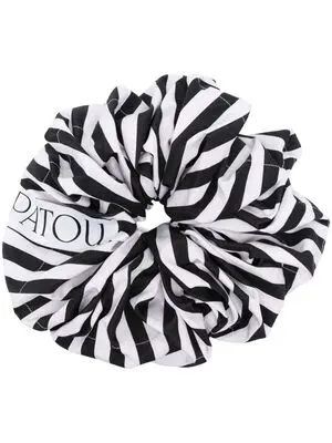 PATOU Cotton Scrunchie - Black