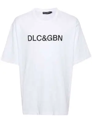 Dolce & Gabbana Logo-print Cotton T-shirt - White