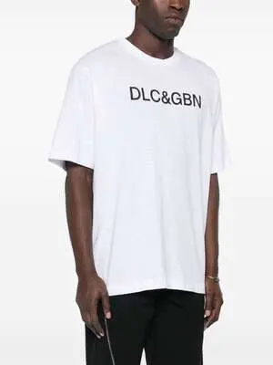 Dolce & Gabbana Logo-print Cotton T-shirt - White