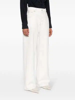 Jacquemus La De Nîmes Organic-cotton Jeans - Neutrals