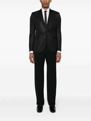 Corneliani Single-breasted Silk Blazer