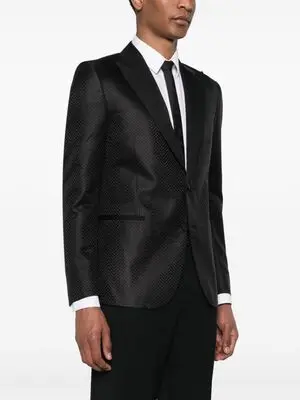 Corneliani Single-breasted Silk Blazer