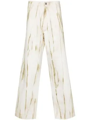 Emporio Armani Abstract-print Jeans