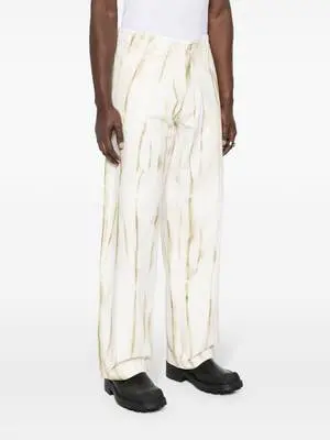 Emporio Armani Abstract-print Jeans