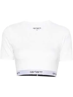 Carhartt Work In Progress Script Logo Cropped T-shirt