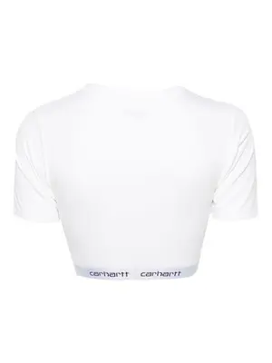 Carhartt Work In Progress Script Logo Cropped T-shirt