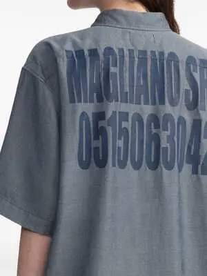 MAGLIANO Logo-print Lyocell Shirt