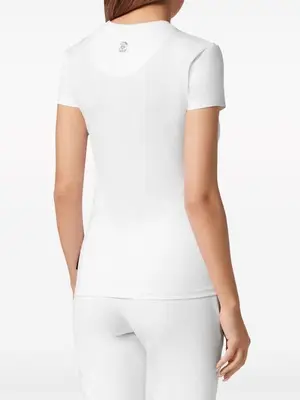 PLEIN SPORT Logo-print Cotton T-shirt - White