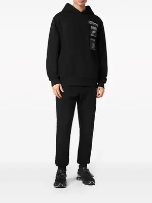 PLEIN SPORT Scratch Logo-patch Hoodie