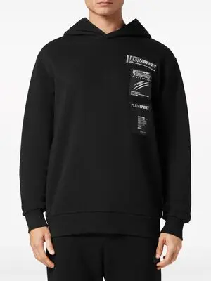 PLEIN SPORT Scratch Logo-patch Hoodie
