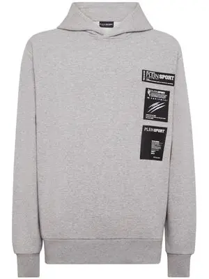 PLEIN SPORT Scratch Logo-print Hoodie