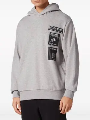 PLEIN SPORT Scratch Logo-print Hoodie
