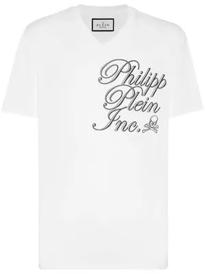 Philipp Plein Logo-print Cotton T-shirt - White