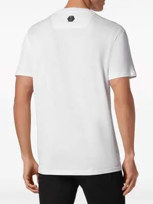 Philipp Plein Rhinestone-skeleton Cotton T-shirt
