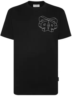 Philipp Plein Wire Frame Cotton T-shirt - Black